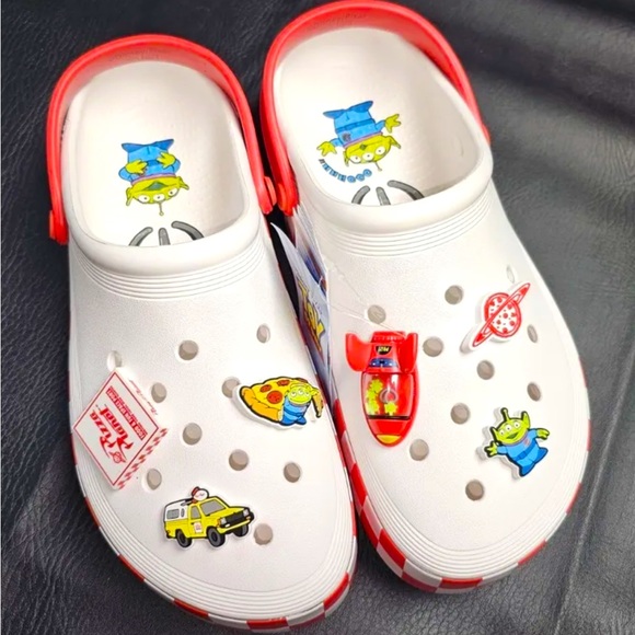 CROCS | Shoes | Disney Toy Story Pizza Planet Crocs Clogs | Poshmark